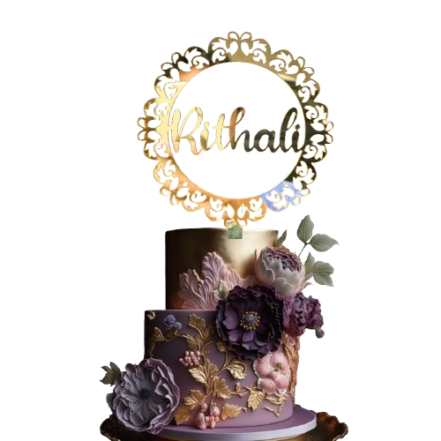 Personalized Cake Toppers Online | Free Delivery India - Cakes By Ch