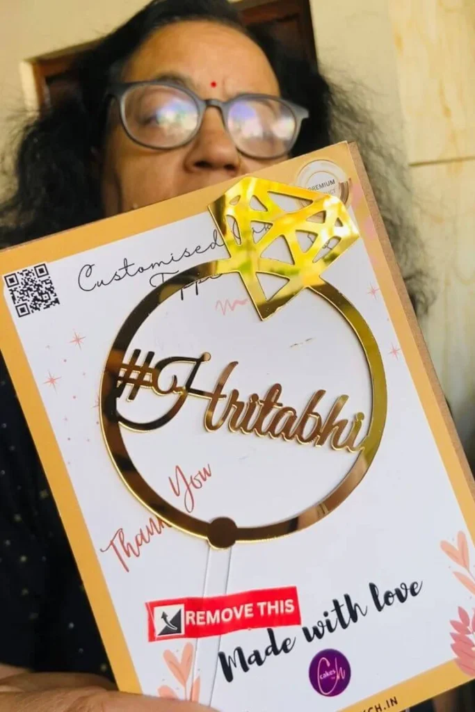 Personalized Cake Toppers Online | Free Delivery India - Cakes By Ch